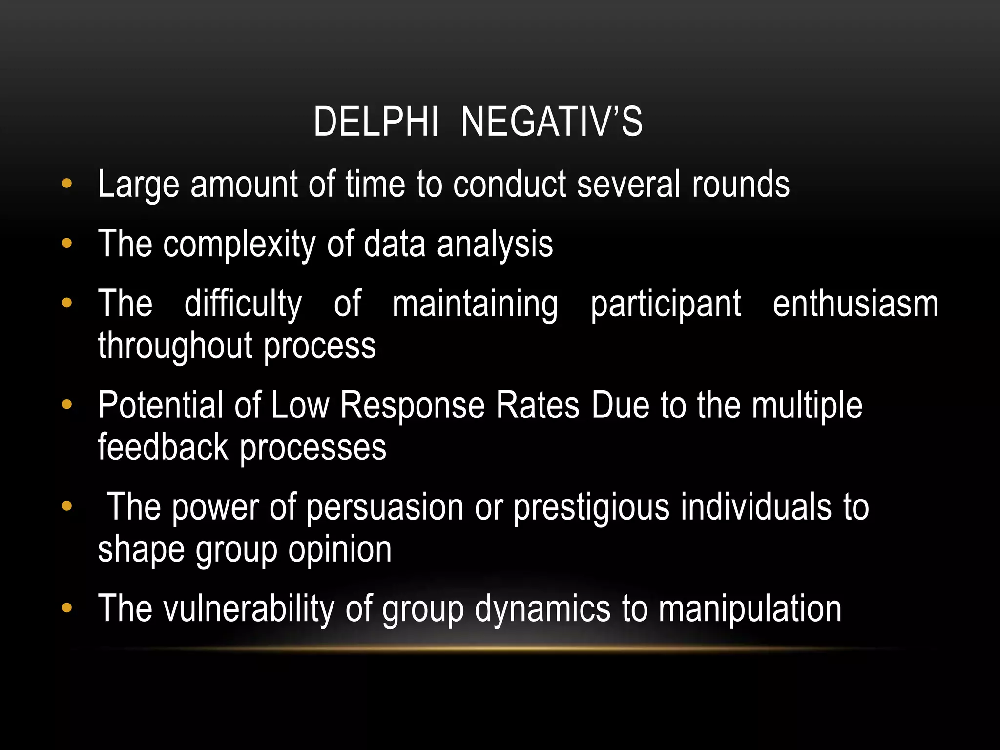 The delphi method final ppt | PPTX