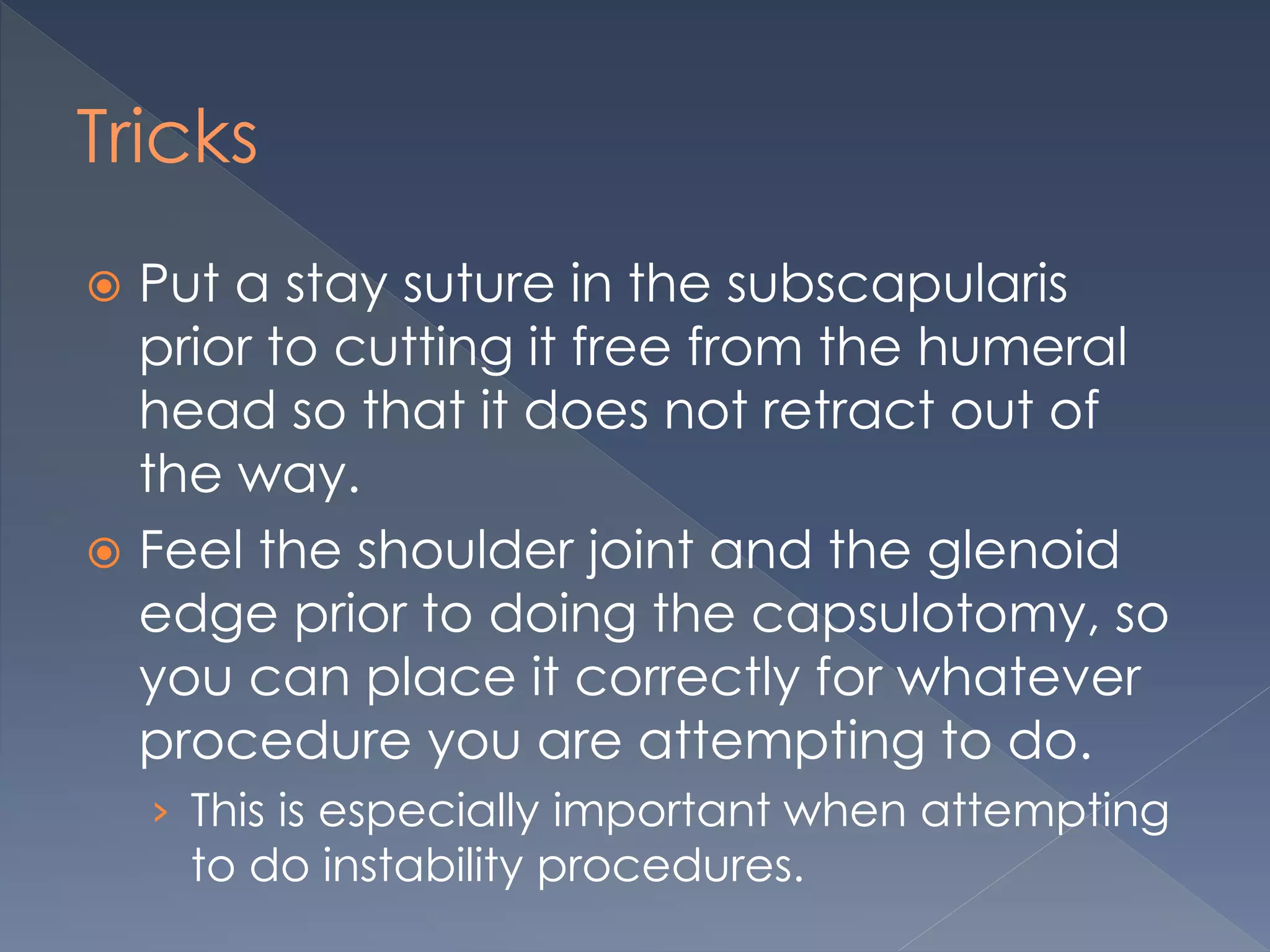 The deltopectoral approach | PDF