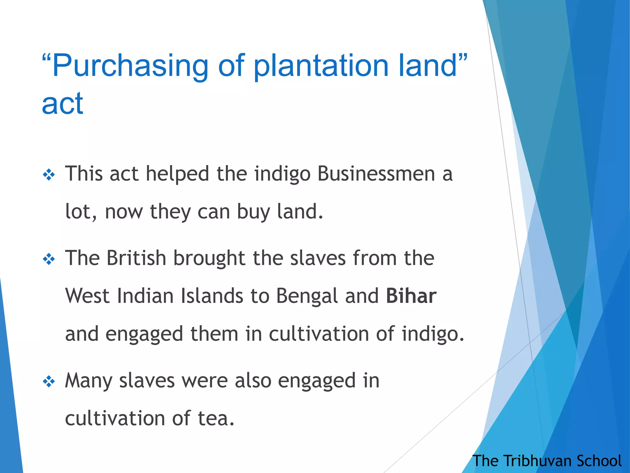 The Demand for Indian Indigo during British period | PPTX | Asia Travel ...