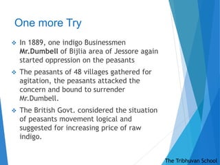 The Demand for Indian Indigo during British period | PPTX