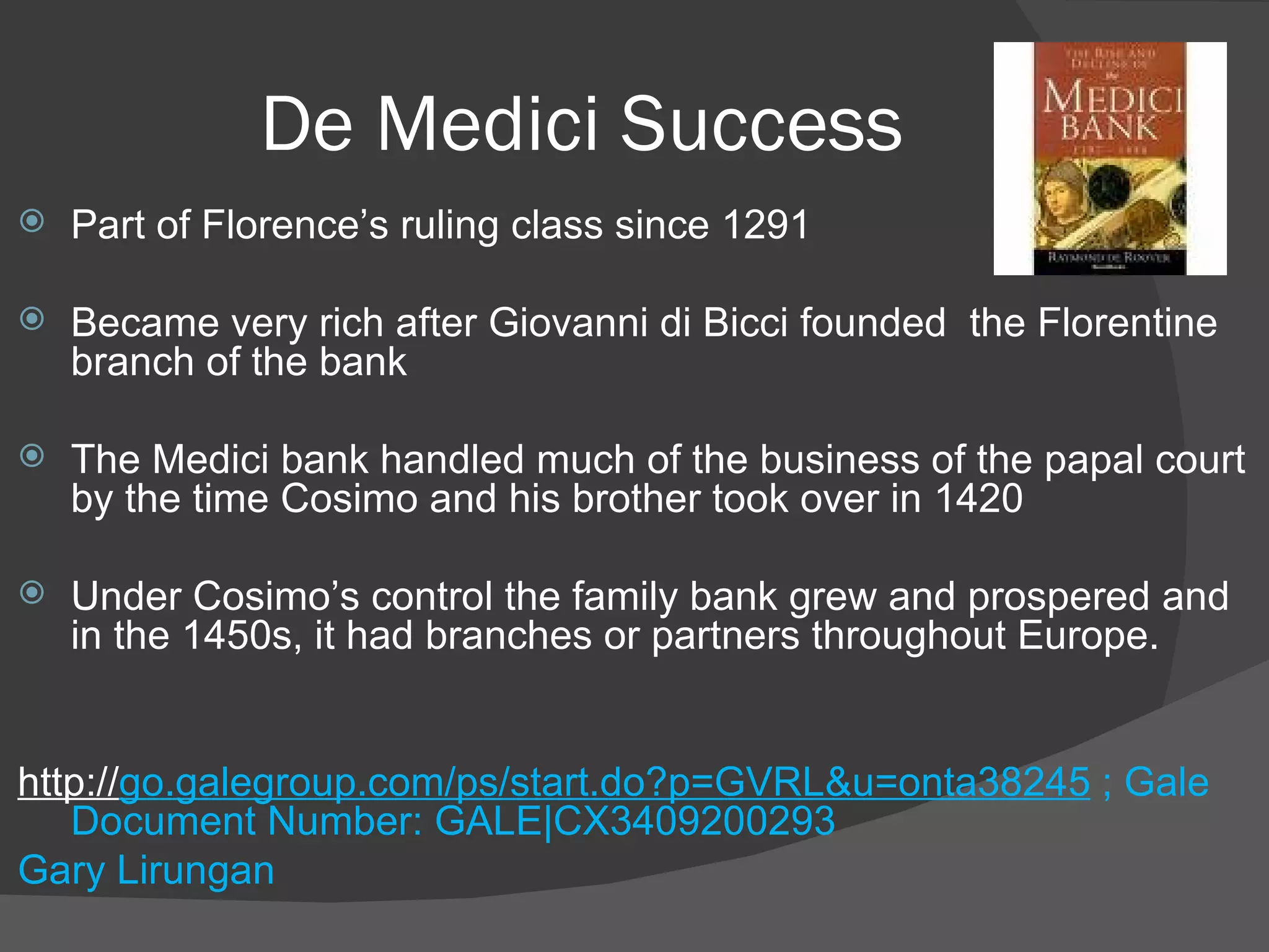 The De Medici Family | PPT