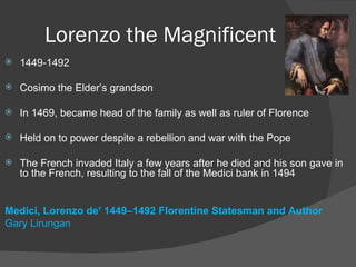 The De Medici Family | PPT