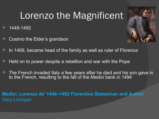 The De Medici Family | PPT