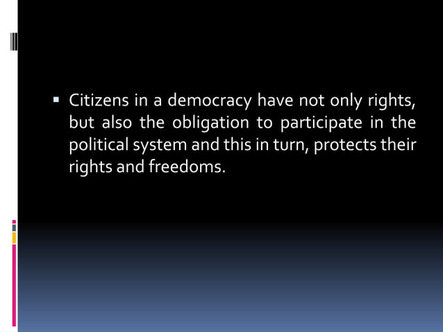 The democracy | PPT