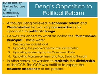 The Democracy Movement | PPTX