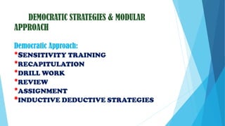 The democratic approach | PPT