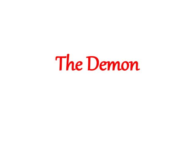 The Demon Final | PPT