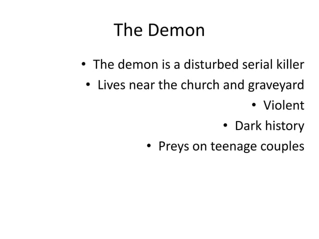 The Demon Final | PPTX