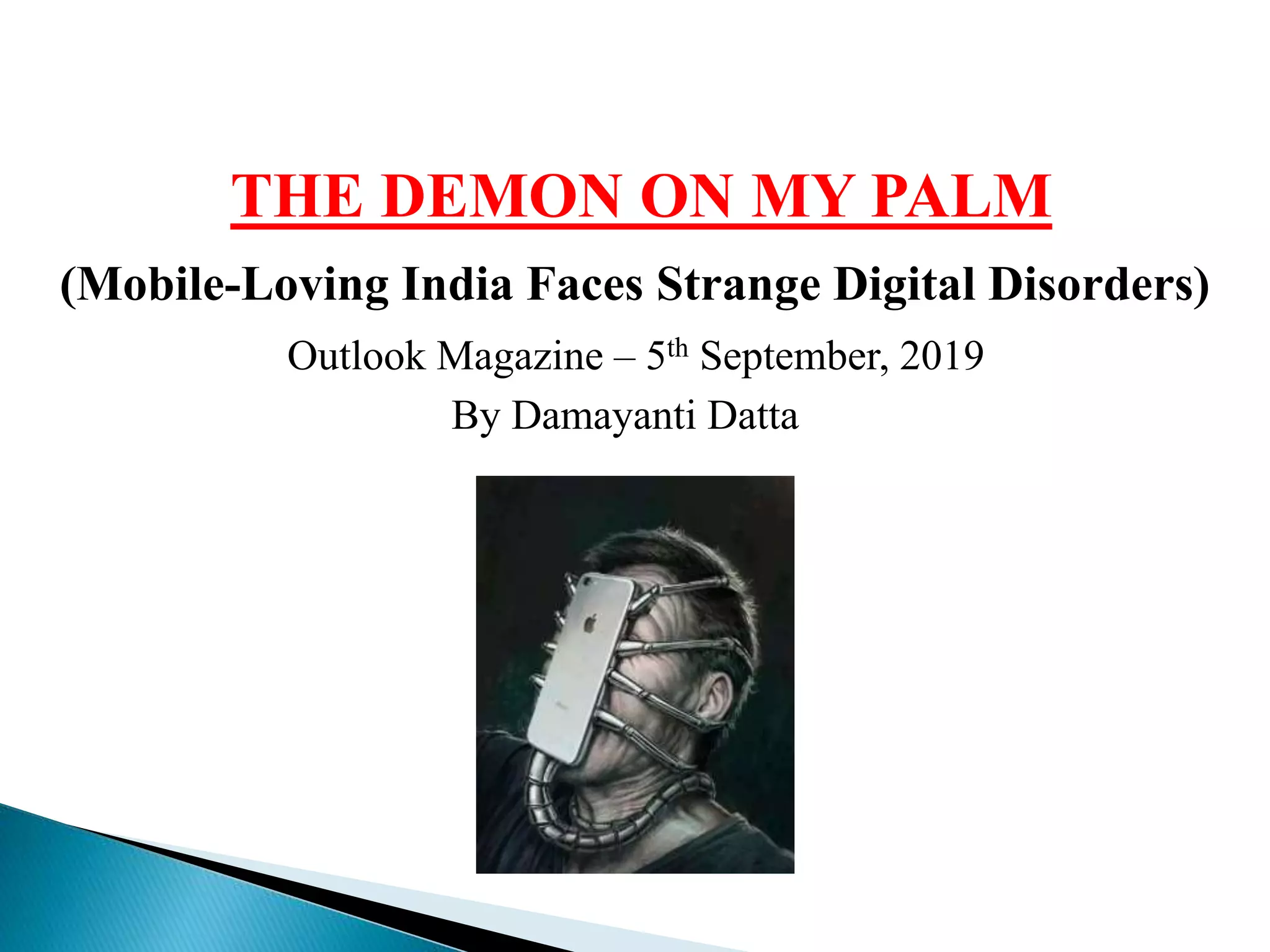 The demon on my palm | PPT