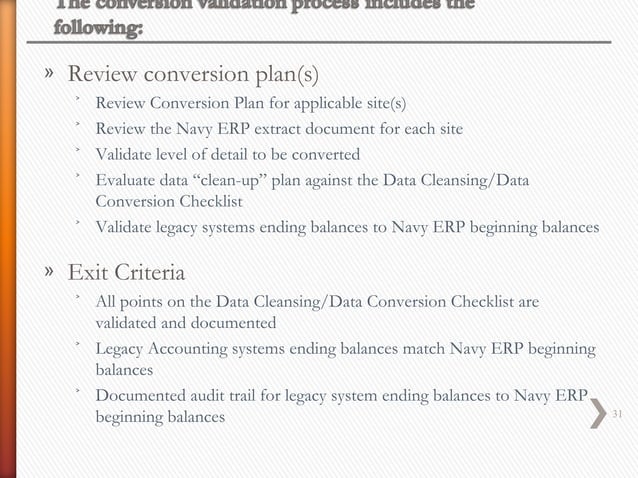 The Department of the Navy Financial management (ERP) | PPT | Operating ...