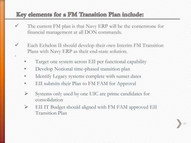 The Department of the Navy Financial management (ERP) | PPT | Operating ...
