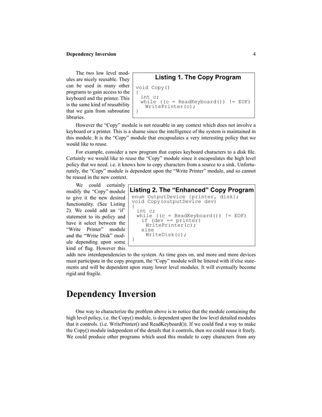 The dependency inversion principle | PDF
