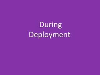 The Deployment Cycle | PPT