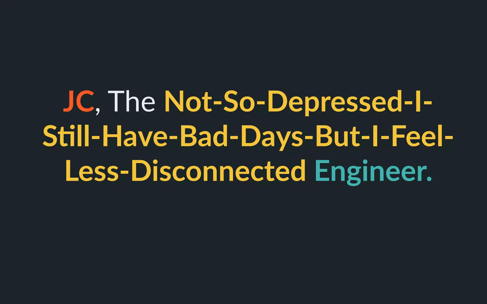 The Depressed Engineer | PPT