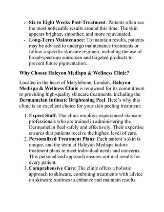 (article1).A Deep Dive into Dermamelan Intimate Brightening Peel ...