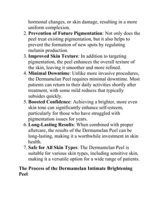 Illuminate Your Complexion: The Benefits of Dermamelan Intimate ...