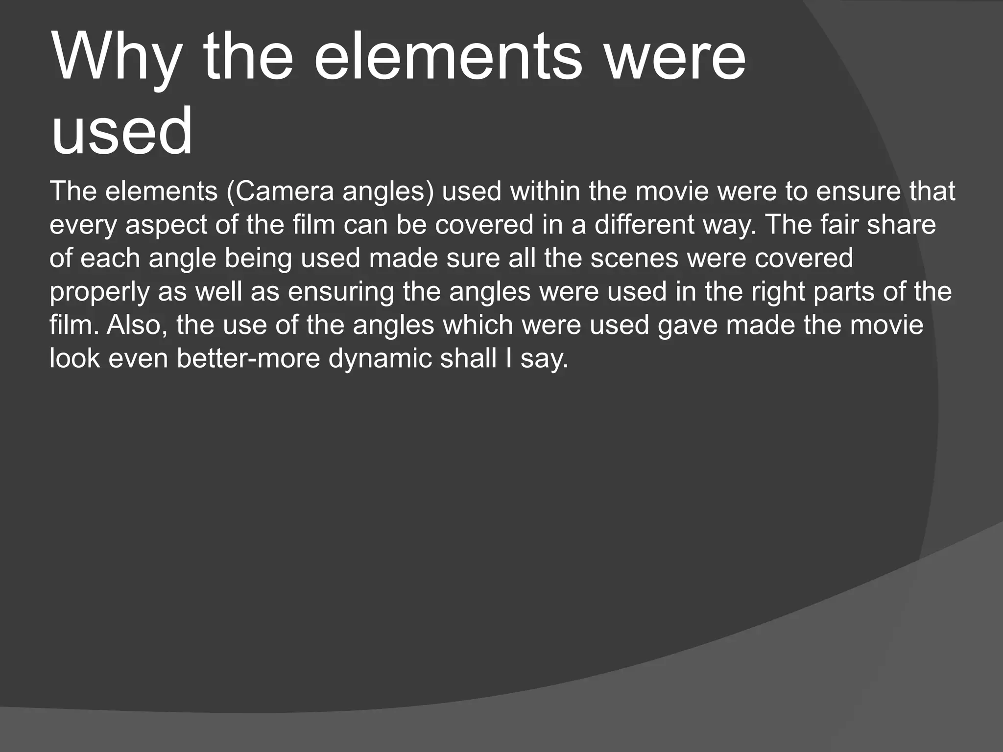 The Descent-Camera Analysis | ODP | Cameras and Camcorders | Consumer Electronics