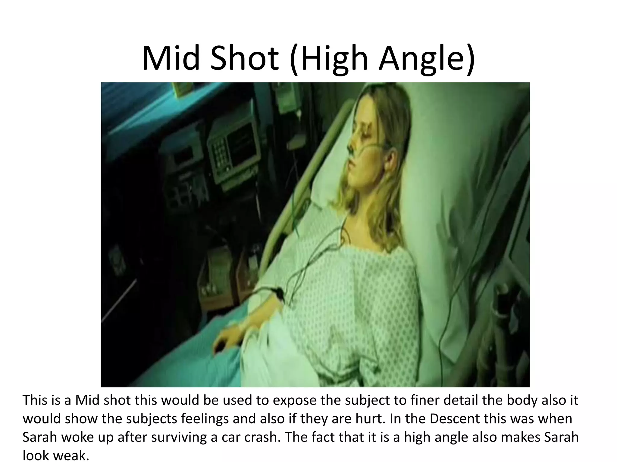 The descent camera shots analysis | PPTX