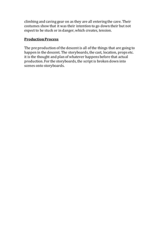 The descent essay brad | PDF
