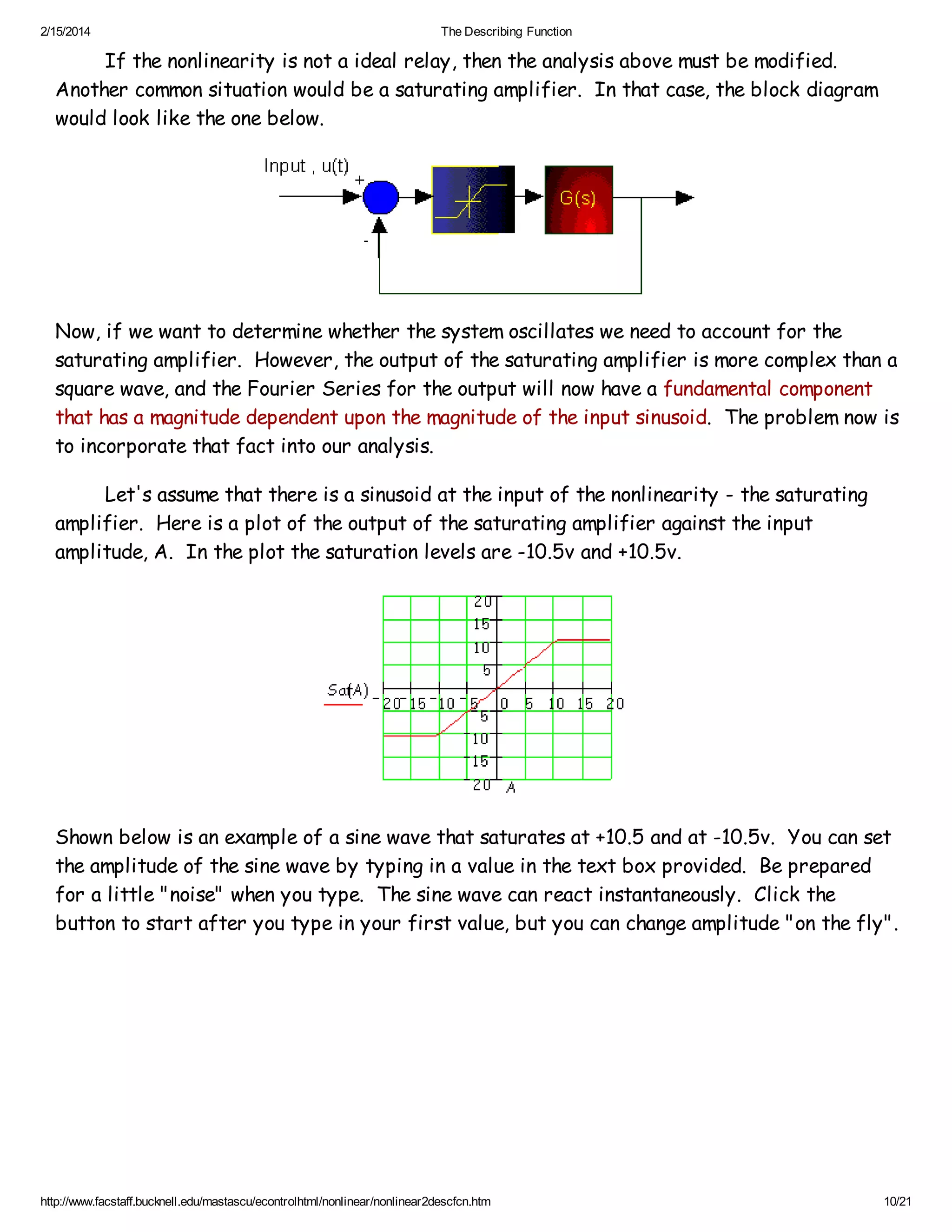 The Describing Function Pdf