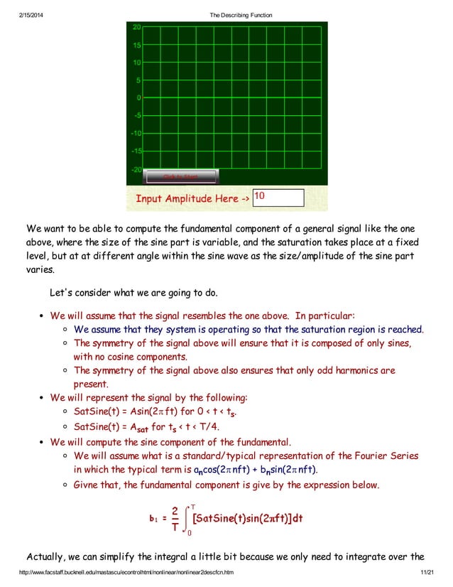 The describing function | PDF
