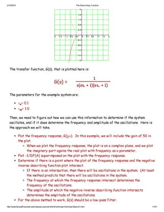 The describing function | PDF
