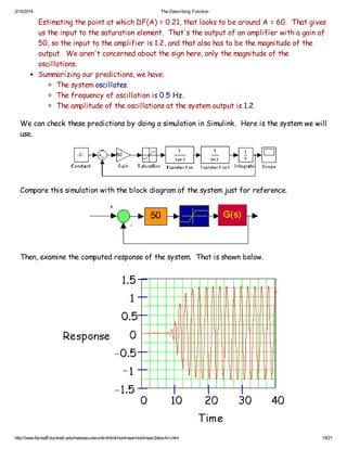 The describing function | PDF