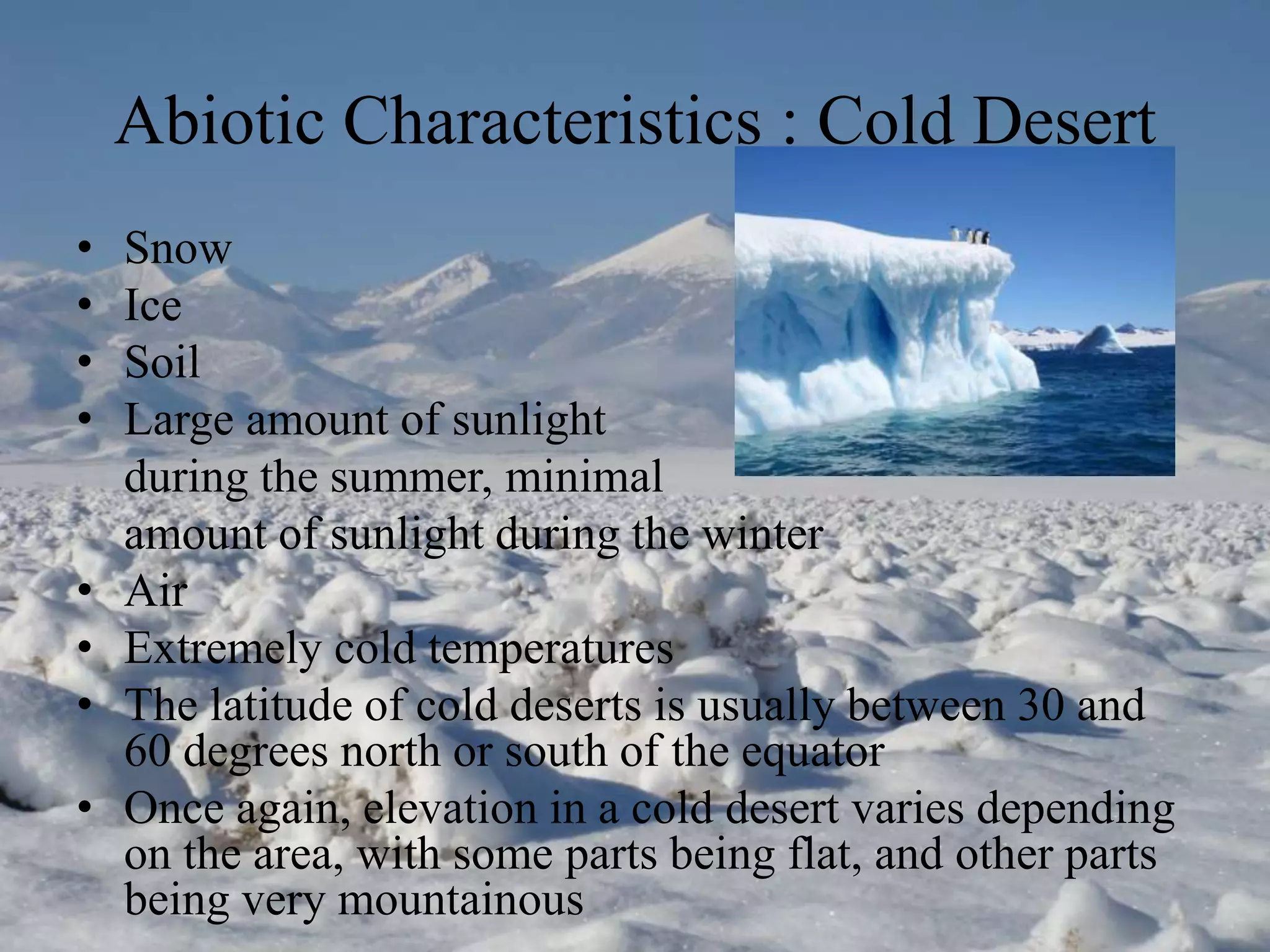 The Desert Biome | PPT