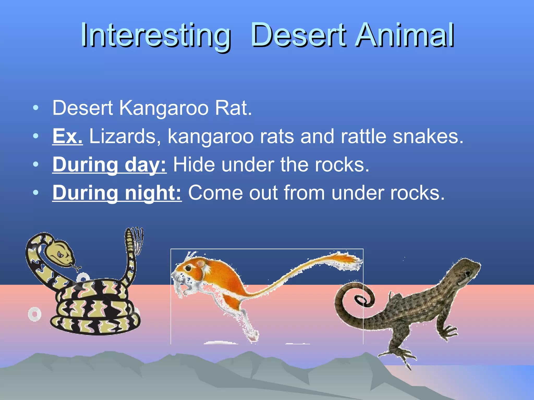 The desert ecosystem1 | PPT