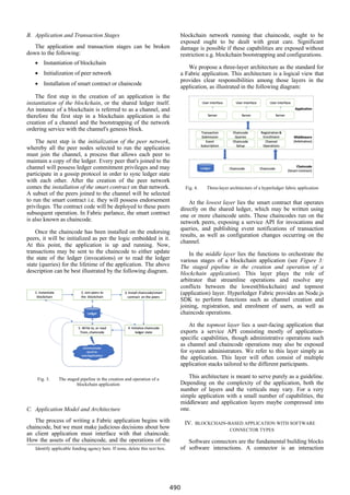 The design and implementation of trade finance application based on hyperledger fabric ...