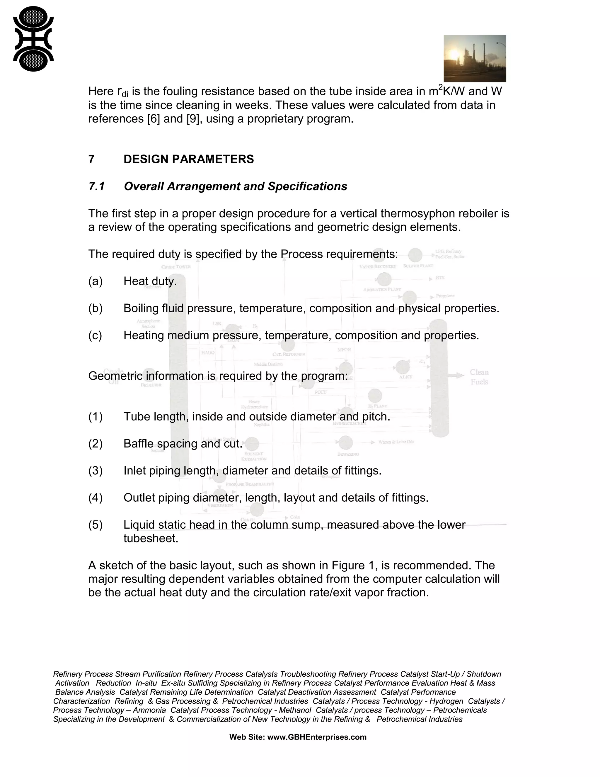 The Design and Layout of Vertical Thermosyphon Reboilers | PDF