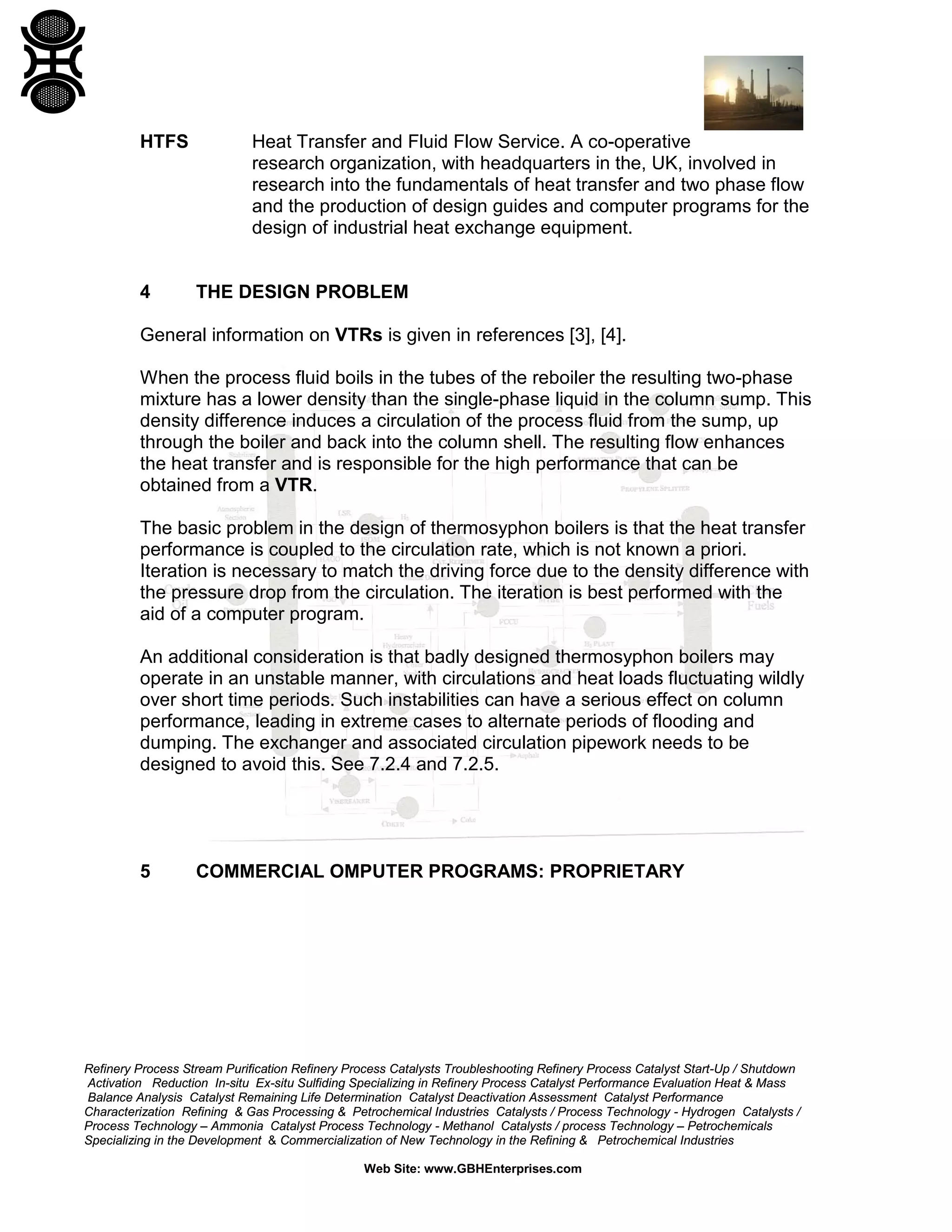 The Design and Layout of Vertical Thermosyphon Reboilers | PDF