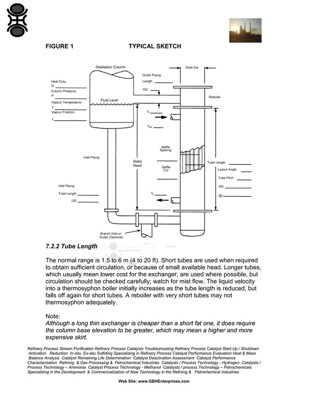 The Design and Layout of Vertical Thermosyphon Reboilers | PDF ...