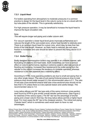 The Design and Layout of Vertical Thermosyphon Reboilers | PDF