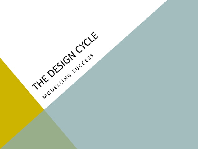The design cycle | PPTX