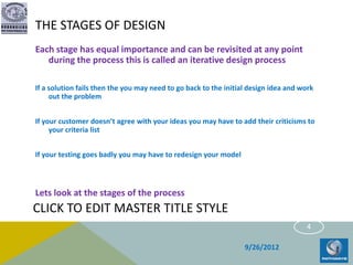 The design cycle | PPTX