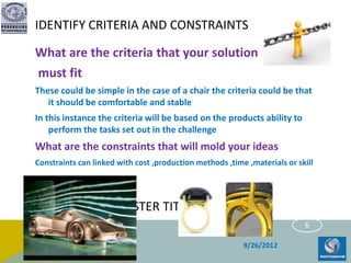 The design cycle | PPTX