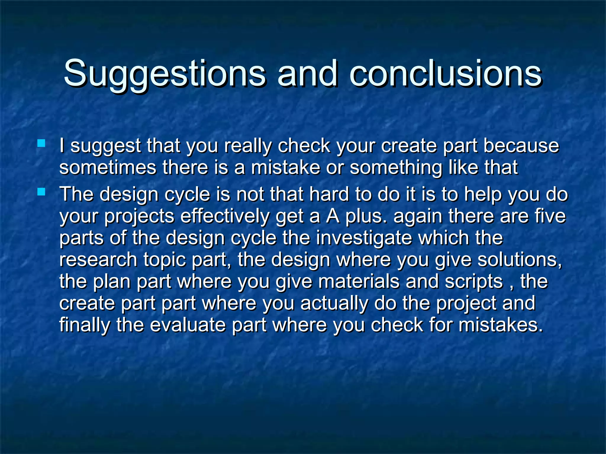 The design cycle | PPT