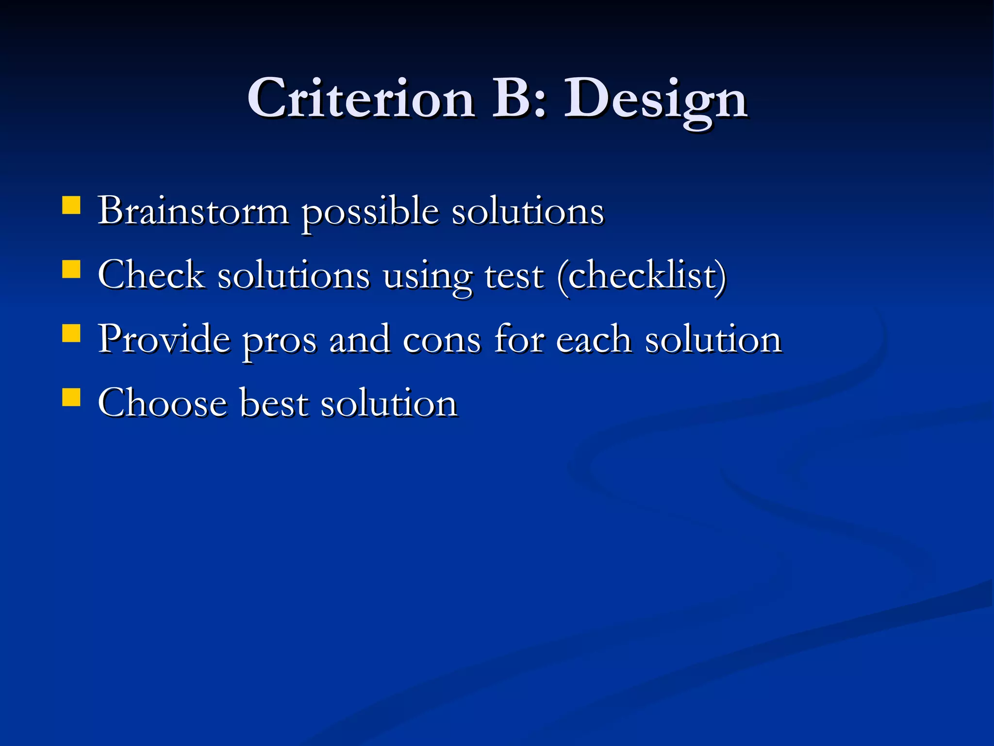 The design cycle personal project connection | PPT