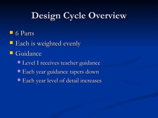 The design cycle personal project connection | PPT