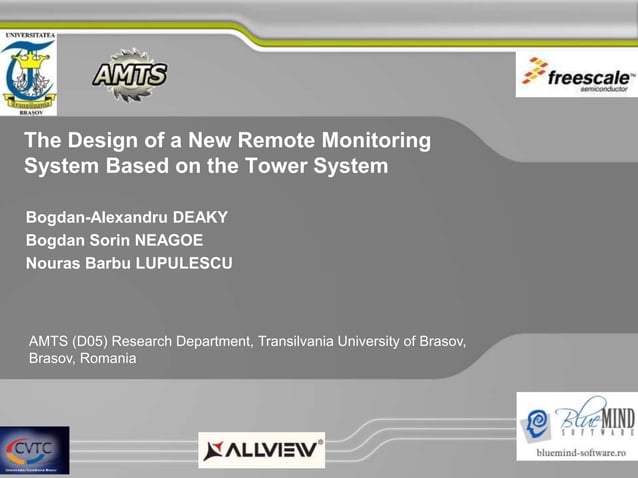 The Design Of A New Remote Monitoring System Based On The Tower System