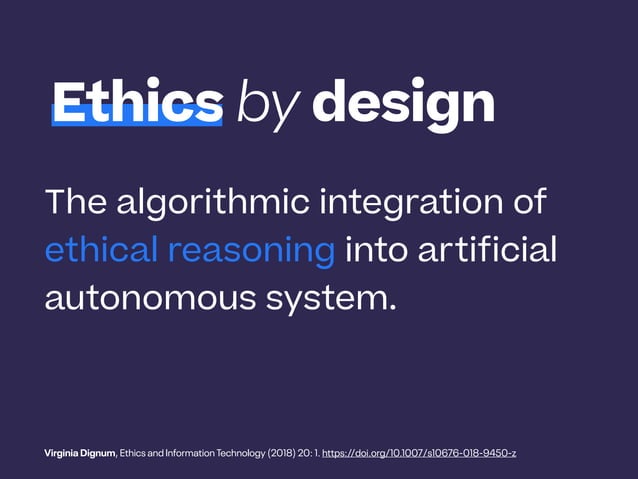 The design of ethical algorithms in autonomous machines | PPT