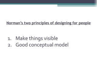 The design of everyday things | PPT