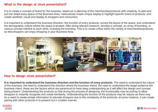 The design of store presentation | PDF