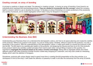 The design of store presentation | PDF