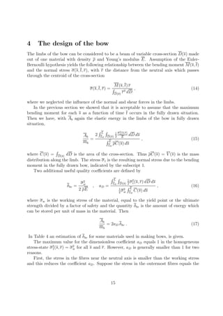 The design of the bow | PDF