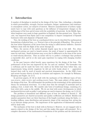 The design of the bow | PDF