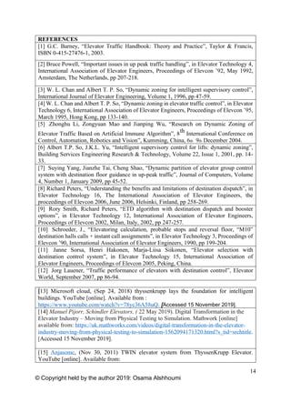 The design of vertical transportation systems | PDF