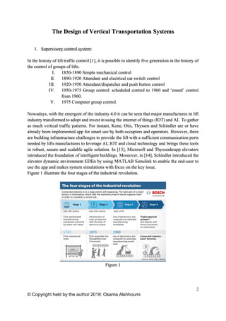 The design of vertical transportation systems | PDF