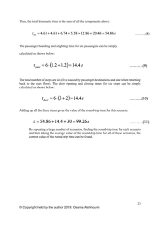 The design of vertical transportation systems | PDF